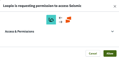 How Do I Install The Loopio App in Seismic For My Team? – Loopio Help Center