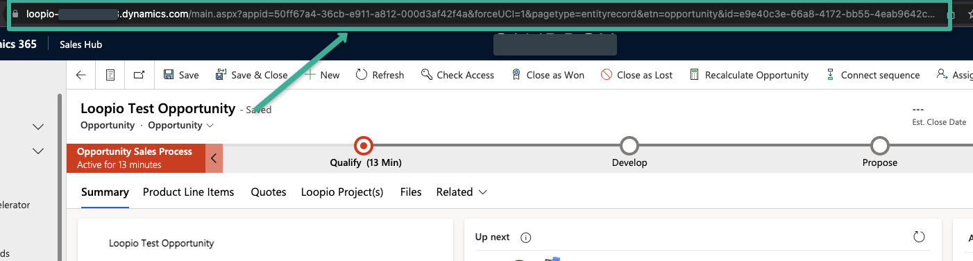 How Can I Connect An Existing Loopio Project To A Microsoft Dynamics 6752