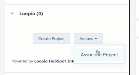 Can I Connect an Existing Loopio Project to a HubSpot Deal? – Loopio Help Center
