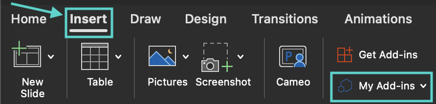 Searching the Library with the Microsoft PowerPoint Add-In – Loopio Help Center
