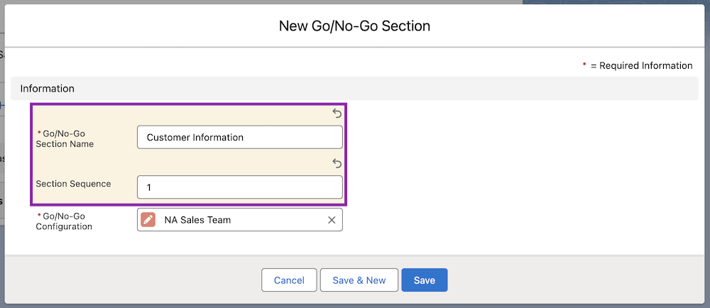 Setting Up The Project Approval Criteria In The Loopio Gono Go App For Salesforce Loopio Help