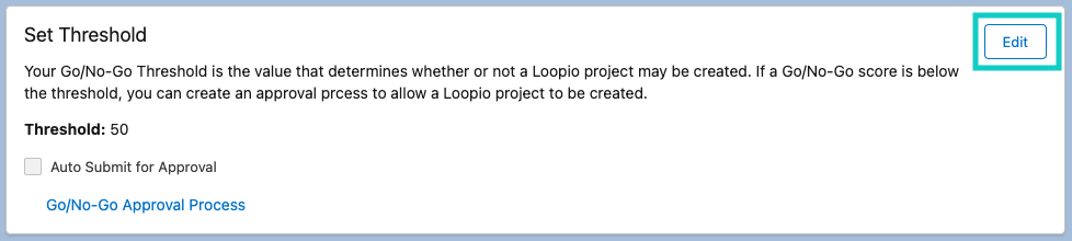 Configuring Loopio Go/No-Go Settings – Loopio Help Center