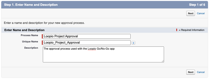 Configuring an Approval Process for the Loopio Go/No-Go App for Salesforce – Loopio Help Center