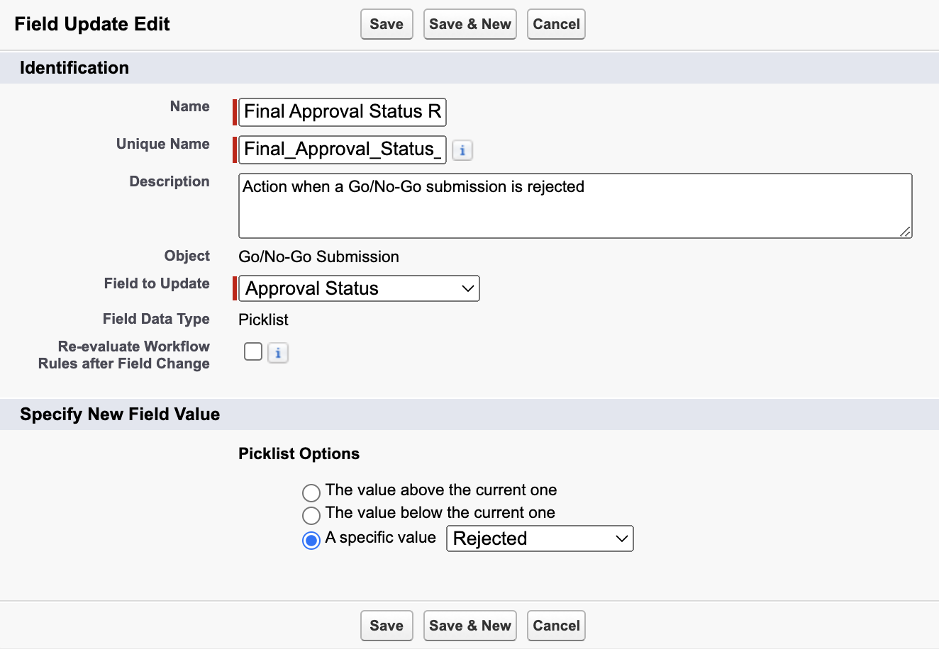 Configuring An Approval Process For The Loopio Gono Go App For Salesforce Loopio Help Center