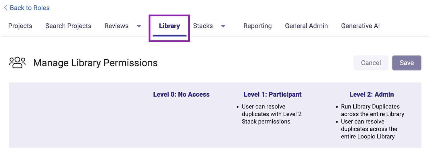How Do I Manage Loopio Permissions? Platform-Wide Permissions and Project-Specific Permissions ...