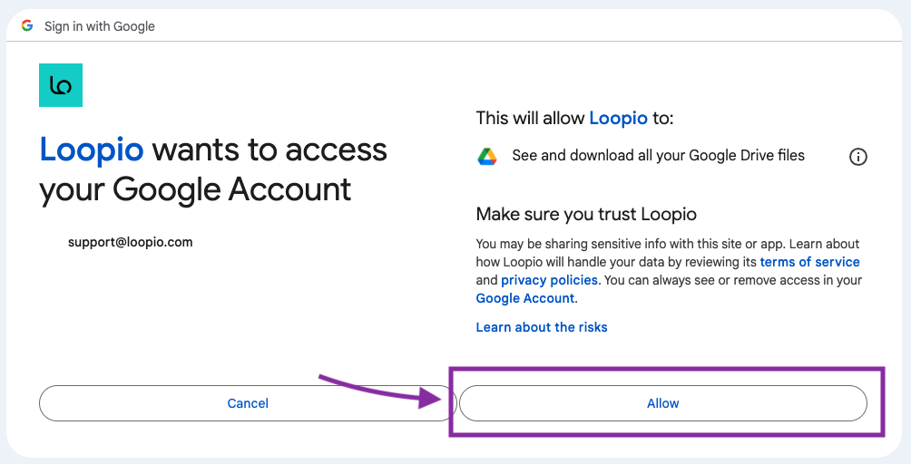 How Do I Connect My Google Drive Account to Loopio? – Loopio Help Center