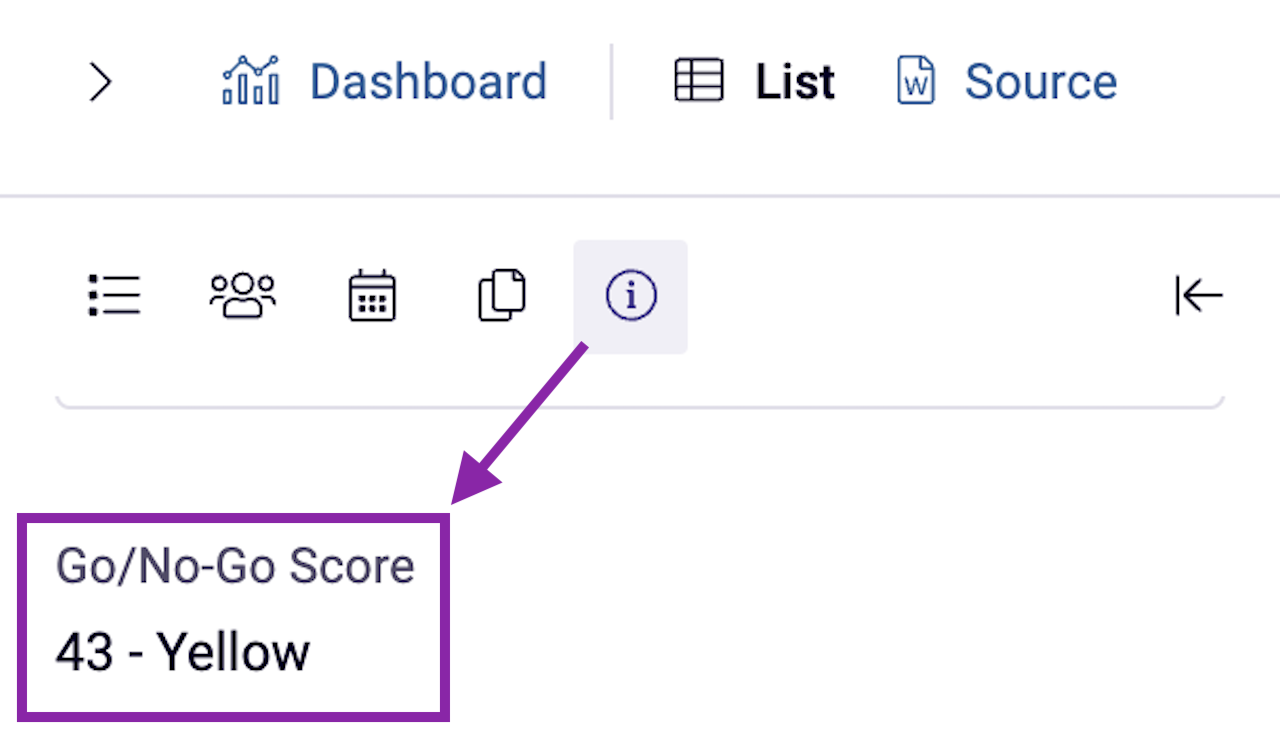 Can I View Go/No-Go Scores in Loopio? – Loopio Help Center
