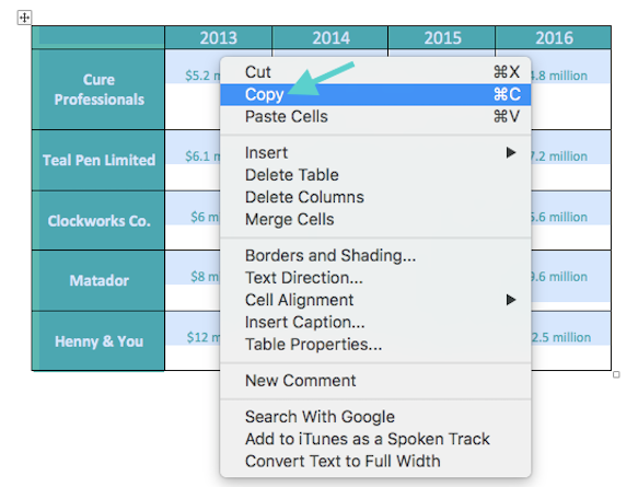 How Can I Work with Tables in Loopio Project or Library Entries? – Loopio Help Center