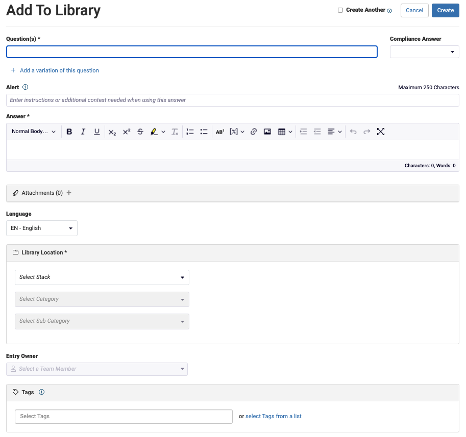 Getting Started: Library – Loopio Help Center