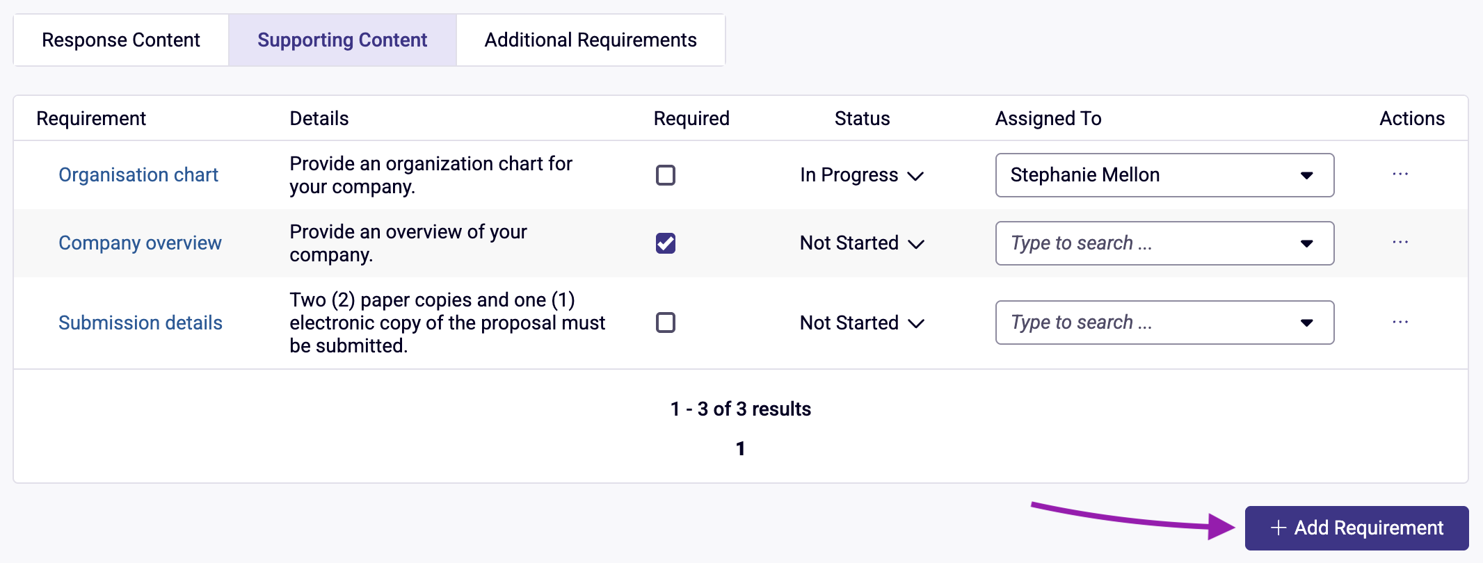 How Can I Track and Manage Project Requirements in the Proposal ...