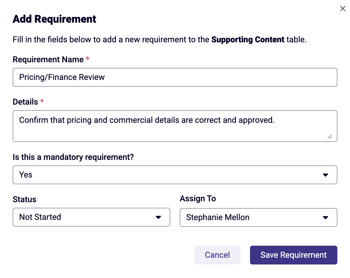 How Can I Track and Manage Project Requirements in the Proposal ...