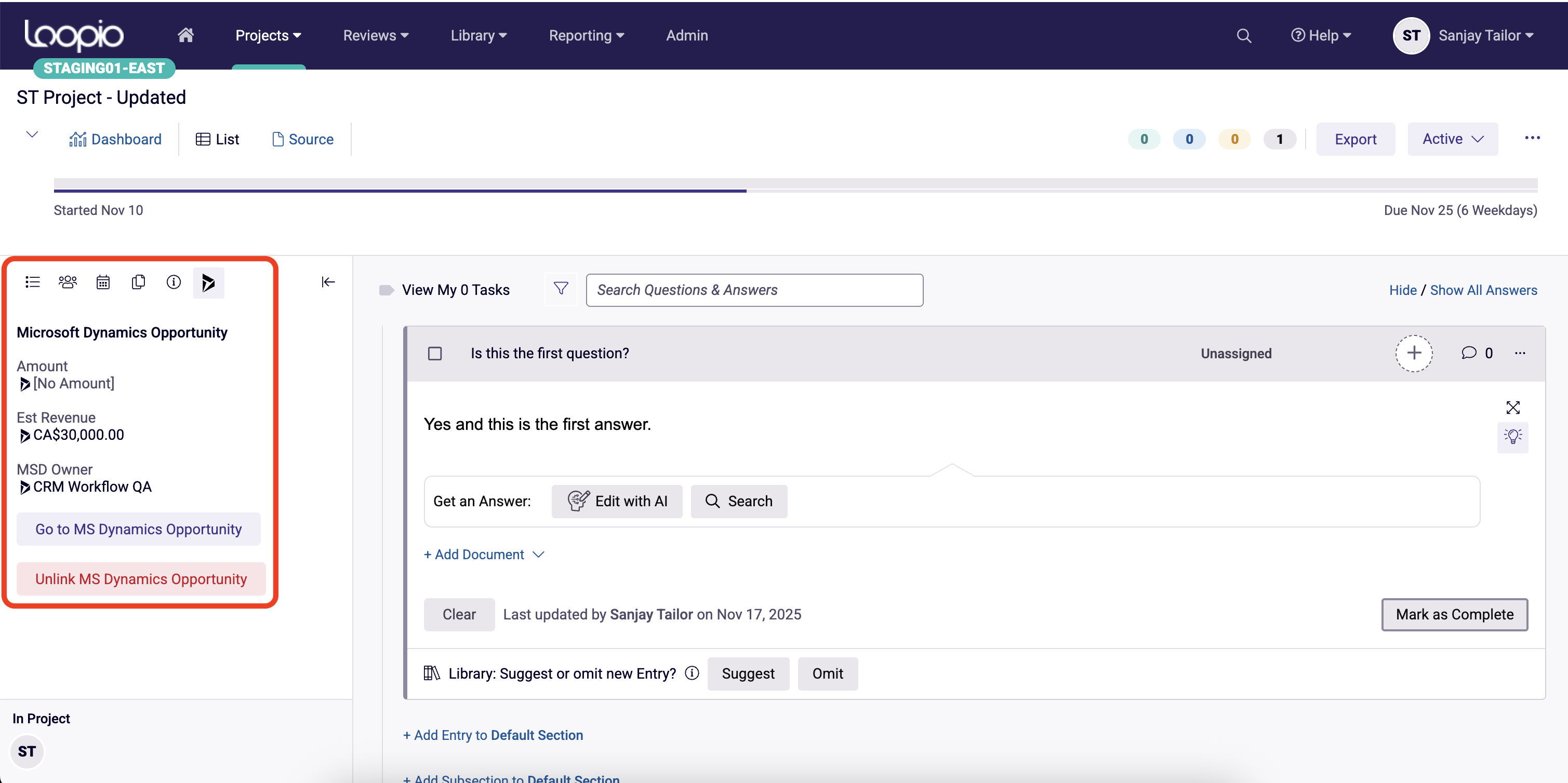 What is the Loopio Dynamics Connector? – Loopio Help Center